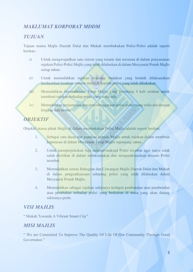 POLISI MDDM - Laman Web Majlis Daerah Dalat & Mukah